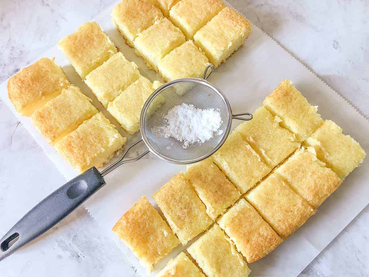 2 Ingredient Lemon Bar Recipe - EazyGrub