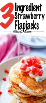 3 Ingredient Strawberry Flapjack Recipe - EazyGrub