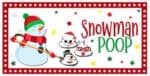 4 Ingredient Snowman Poop - EazyGrub