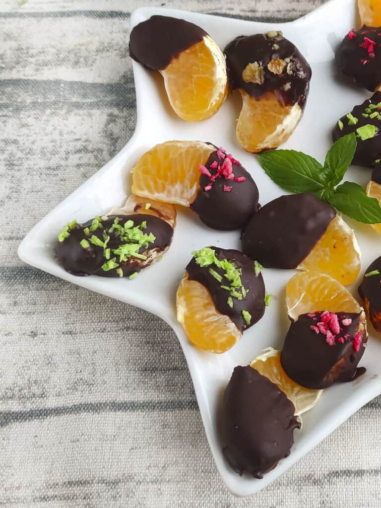 2 Ingredient Chocolate Dipped Oranges - EazyGrub