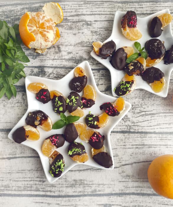 2 Ingredient Chocolate Dipped Oranges - EazyGrub