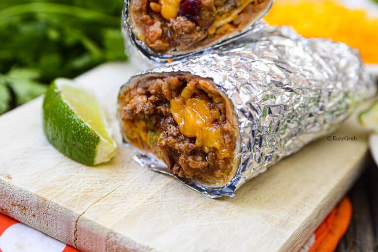 4 Ingredient Leftover Chili Burritos - EazyGrub