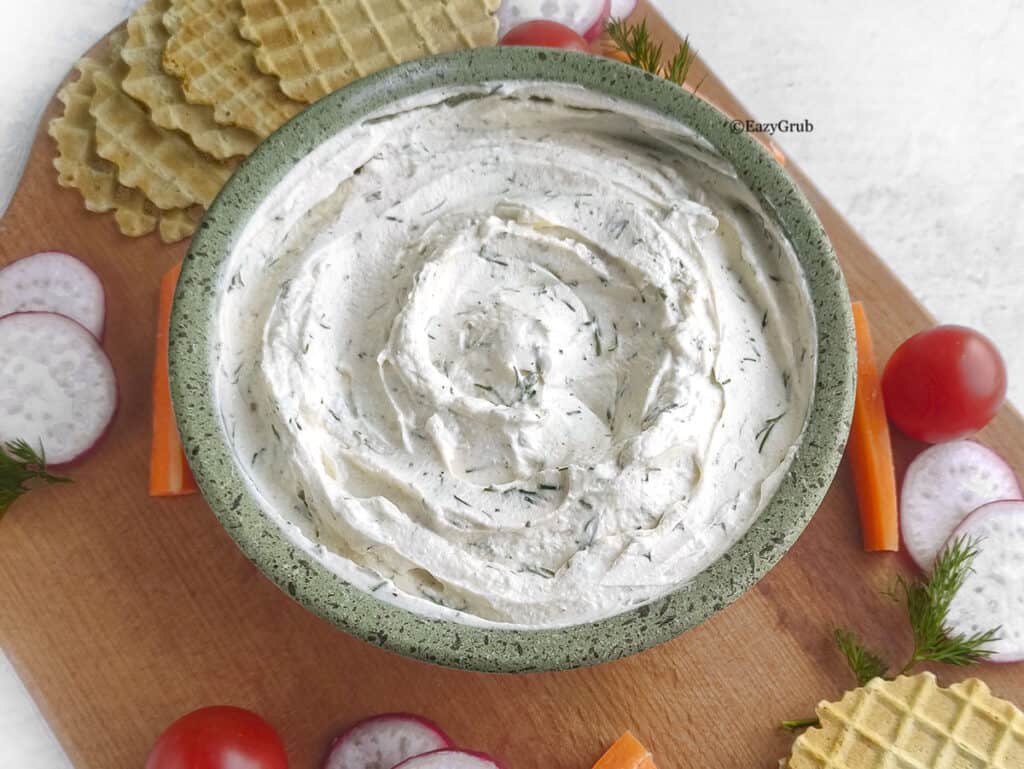3 Ingredient Cream Cheese Dill Dip - EazyGrub