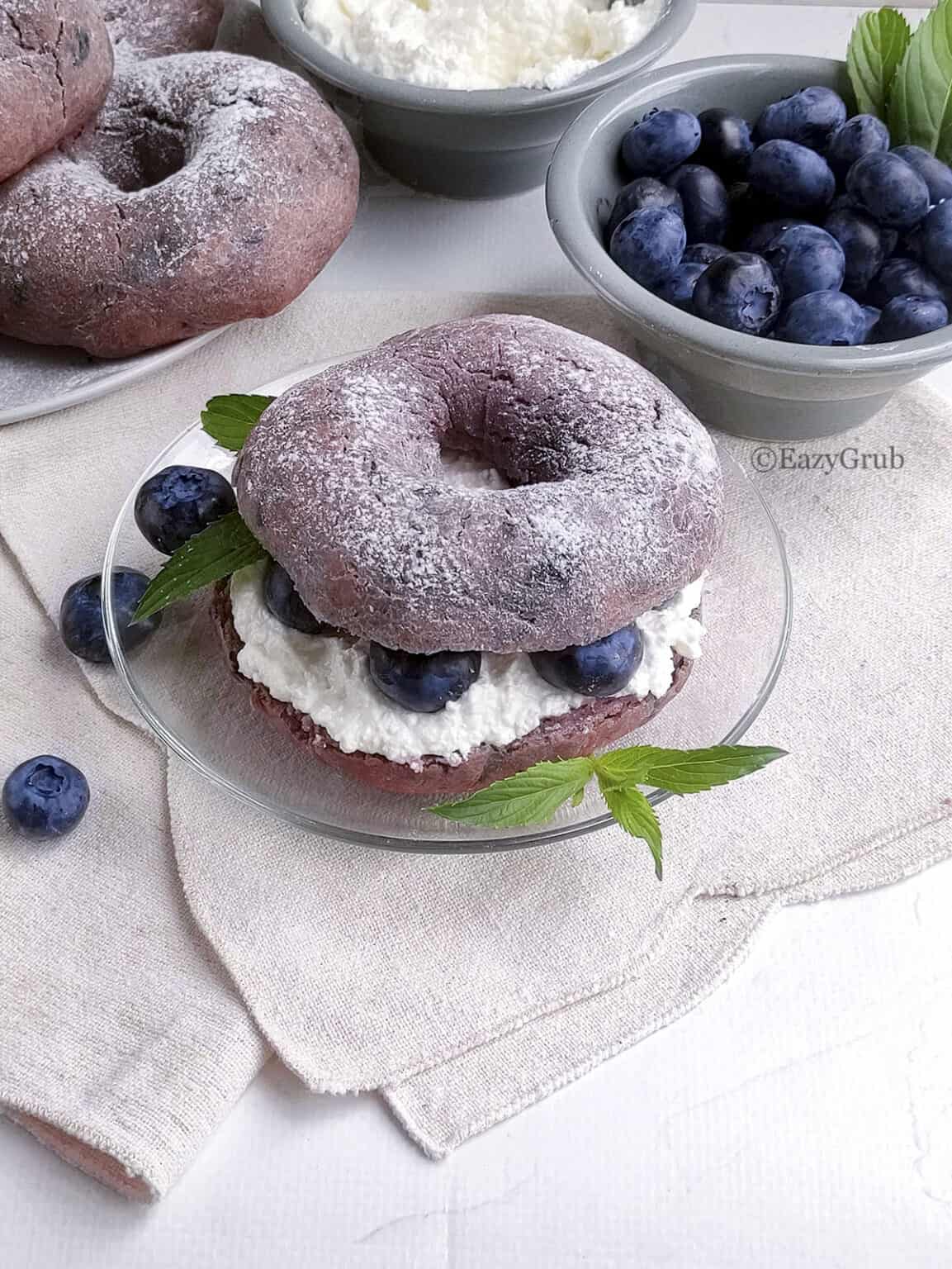 Simple 3 Ingredient Blueberry Bagels Recipe - EazyGrub